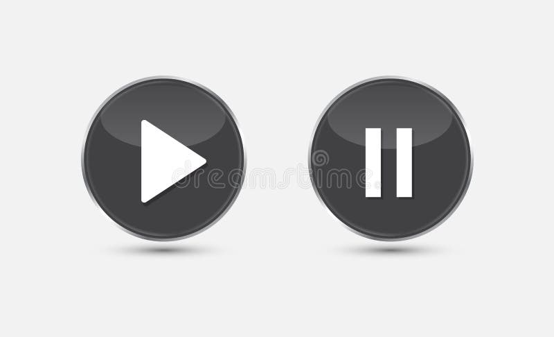 Playback Pause Stock Illustrations – 466 Playback Pause Stock ...
