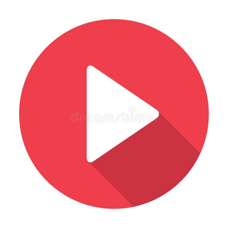 Play and Pause Icon with Shadow, Start Interface Media Button, Internet ...