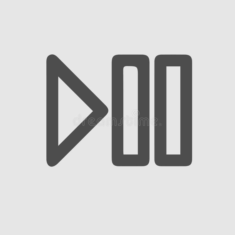 Play Pause Vector Icon. Vector Illustration EPS 10 Stock Vector ...