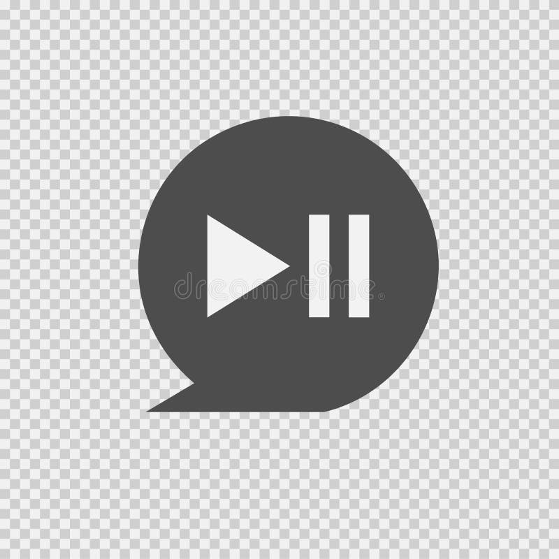 Play Pause Vector Icon. Vector Illustration EPS 10 Stock Vector ...