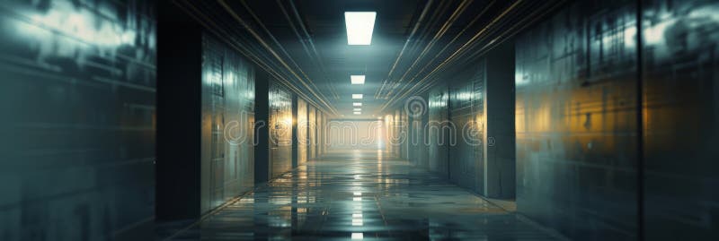 A Play on Perspective, Showing a Corridor of Repeating Doors or Windows ...