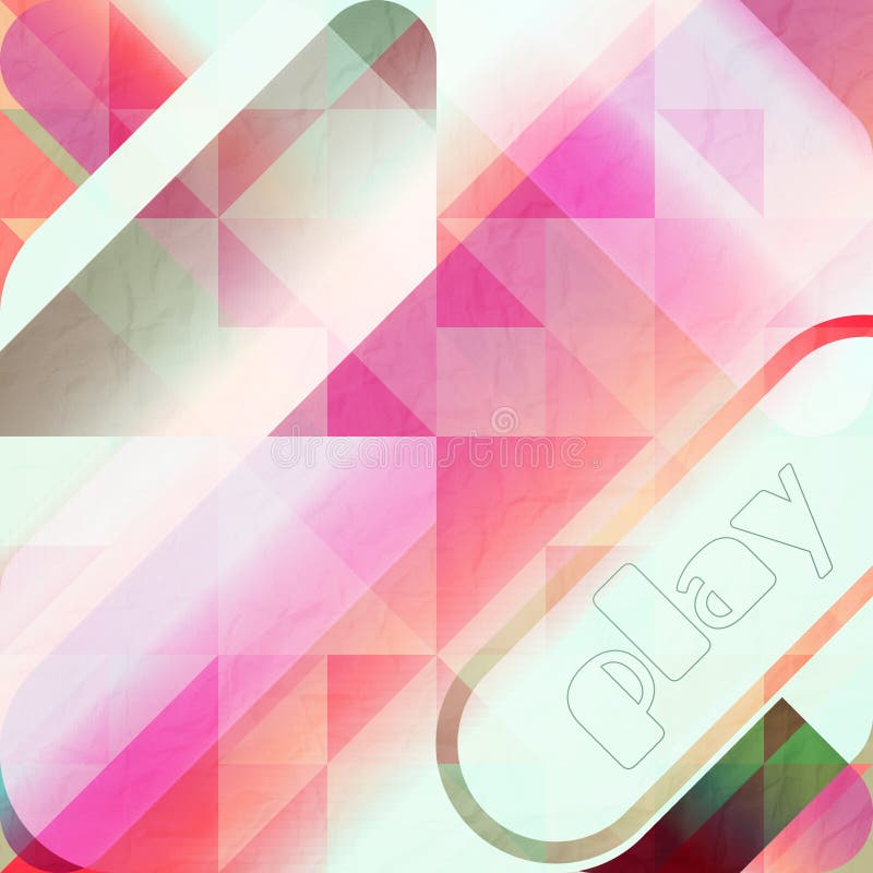 Play pink stock vector. Illustration of colorful, light - 41900186