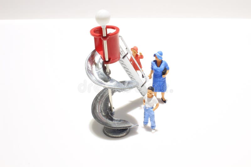 Play at Playground Park Outdoor Figure Stock Photo - Image of preschool ...