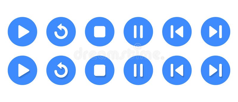 Video Player Elements Stock Illustrations – 7,151 Video Player Elements ...