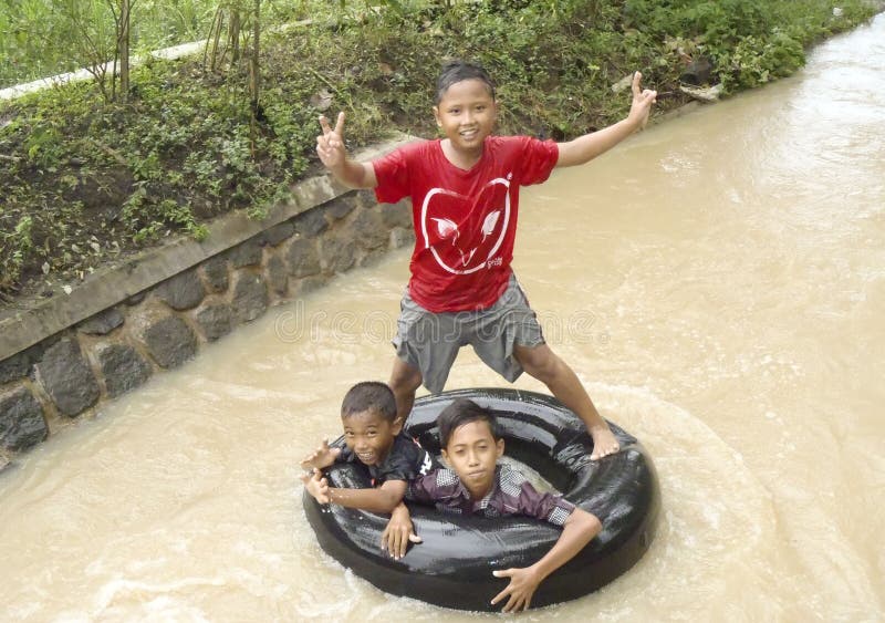 Play in the river editorial stock photo. Image of central - 73166543