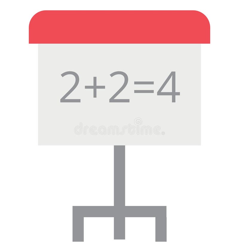 Play School Math Isolated Color Vector Icon Stock Vector - Illustration ...