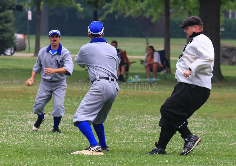 Play at second base editorial image. Image of athletes - 49900705