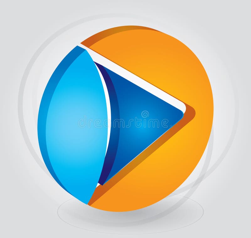 Play sign stock vector. Illustration of multimedia, execute - 25153202