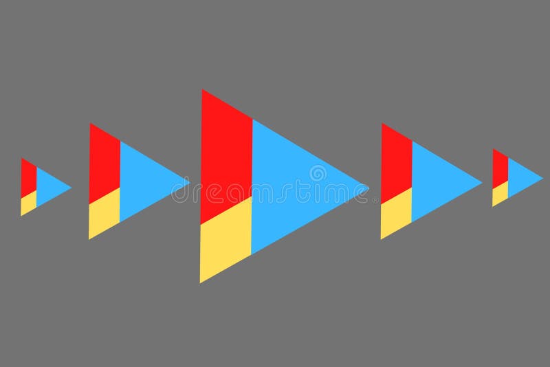 Play Sign Abstract or Illustration for Video Background Stock ...