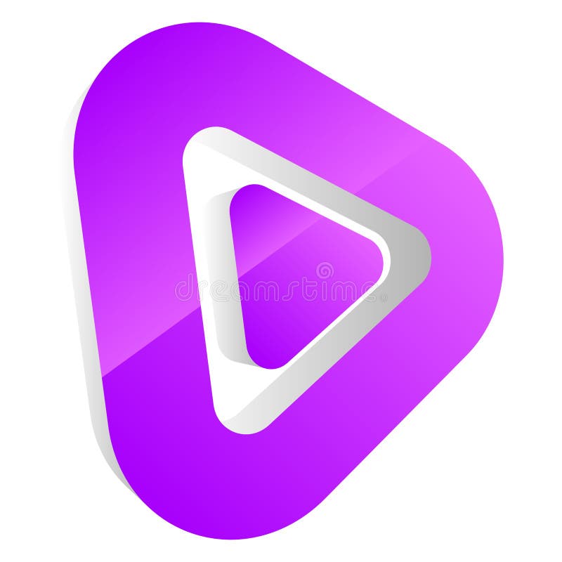 Play, Start Button Icon Vector Illustration Stock Vector - Illustration ...