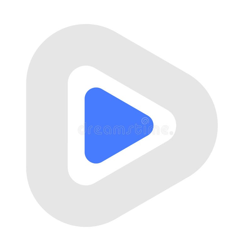 Play, Start Button Icon Vector Illustration Stock Vector - Illustration ...