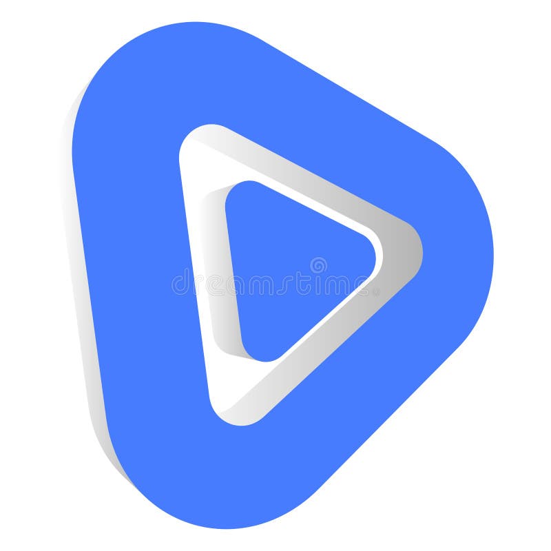 Play, Start Button Icon Vector Illustration Stock Vector - Illustration ...