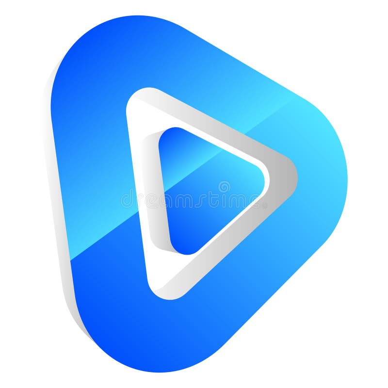 Play, Start Button Icon Vector Illustration Stock Vector - Illustration ...