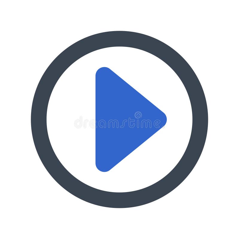 Start icon. Glossy button. stock illustration. Illustration of circular ...