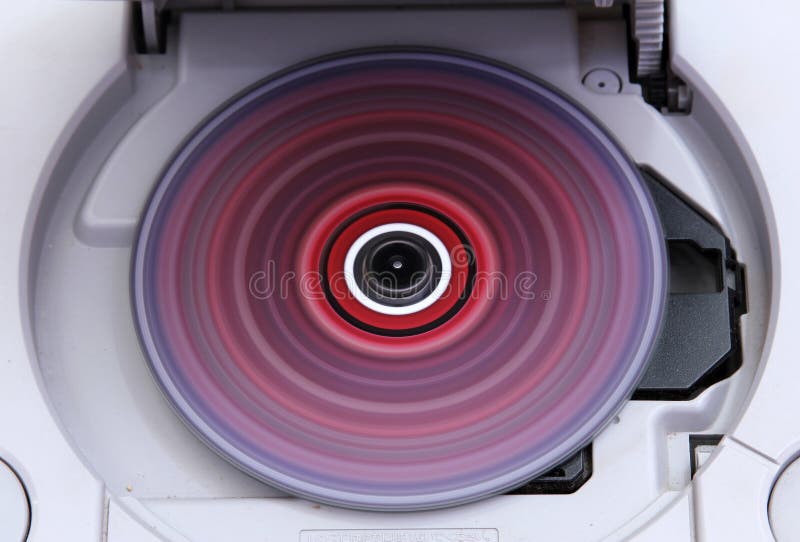 Play Station with Rolling Colorful Cd Game Stock Photo - Image of ...