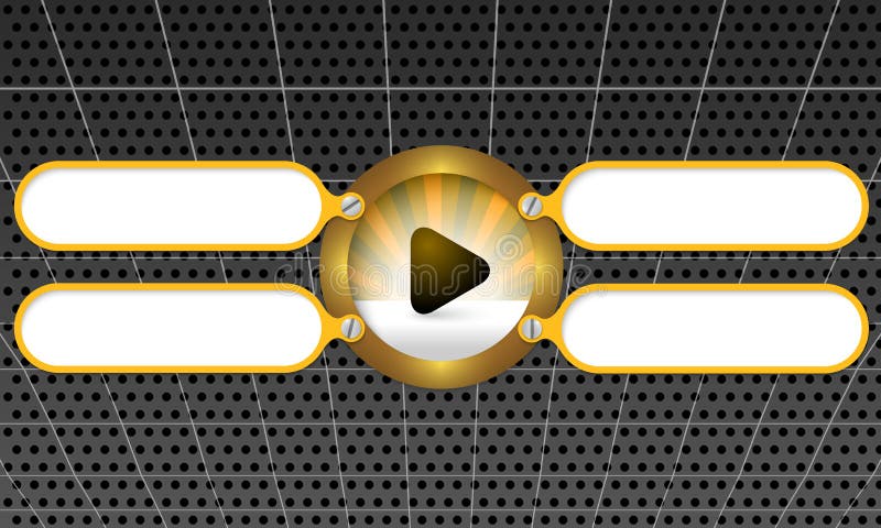 Play symbol stock vector. Illustration of advertisement - 46836704