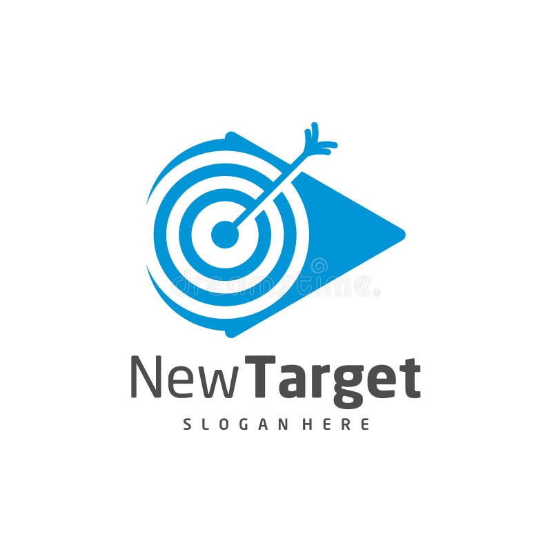 Play Target Logo Vector Template, Creative Target Logo Design Concepts ...