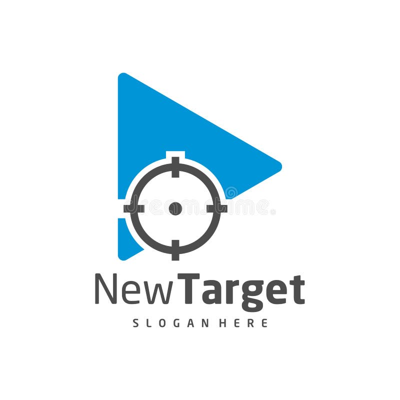 Play Target Logo Vector Template, Creative Target Logo Design Concepts ...