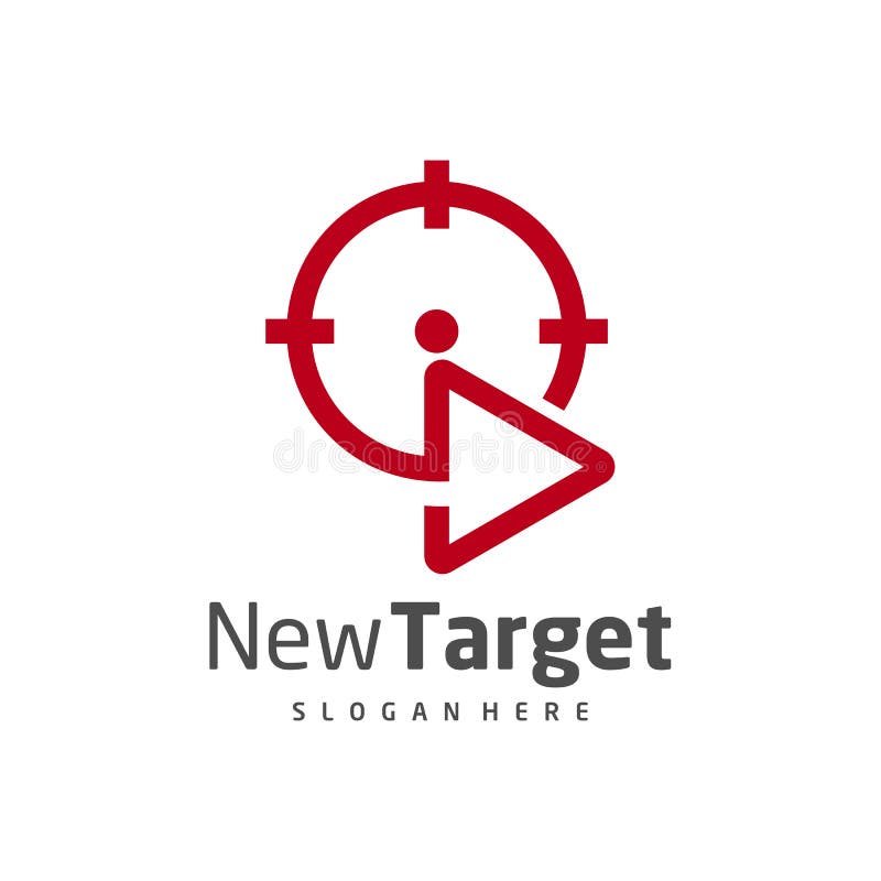 Play Target Logo Vector Template, Creative Target Logo Design Concepts ...