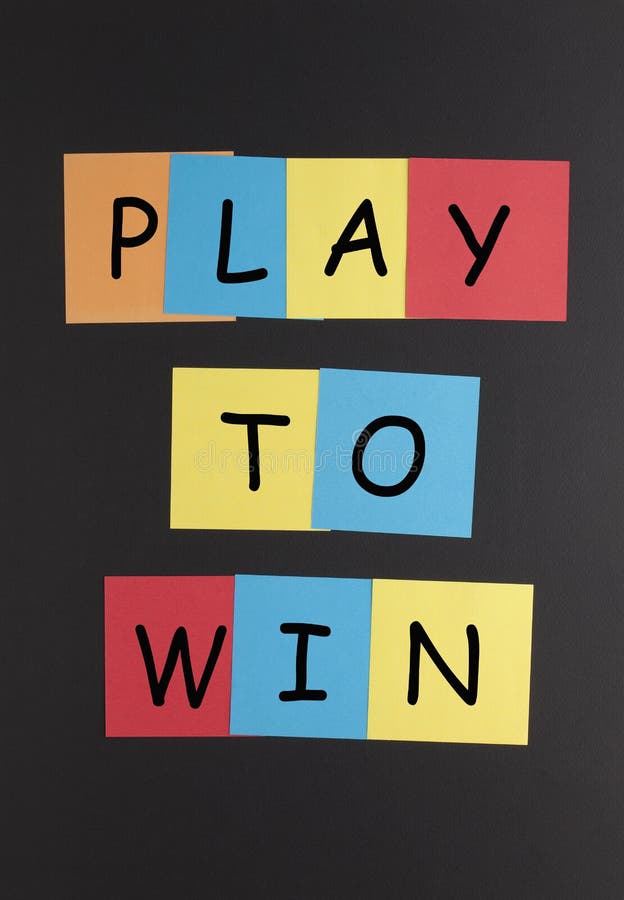 Play To Win stock photo. Image of motivation, mindset - 190725508