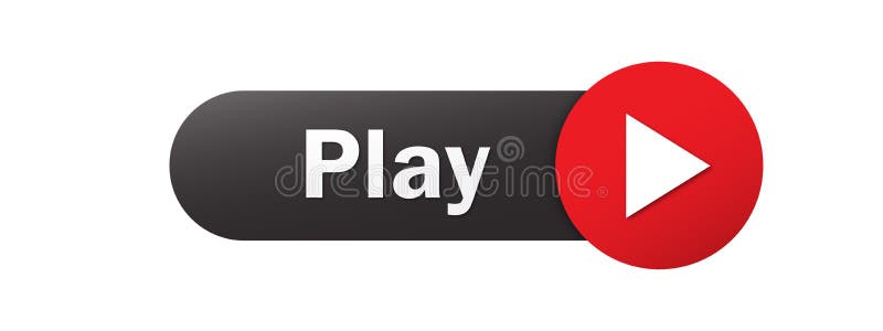 Red Black Play Buttons Icon Stock Illustrations – 897 Red Black Play ...