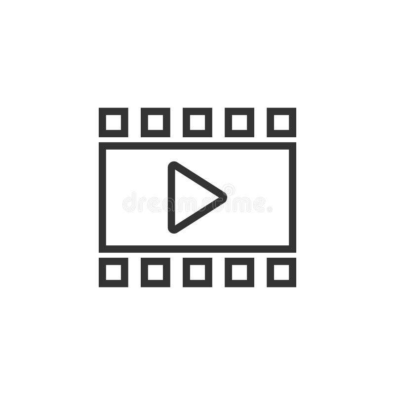 Play Video Icon Graphic Design Template Vector Stock Vector ...