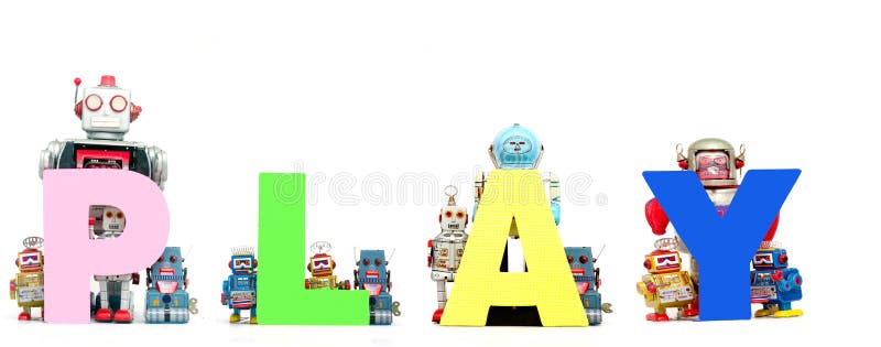 Play word stock photo. Image of letter, creativity, retro - 89728590