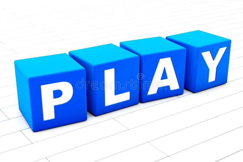 Play word illustration stock illustration. Illustration of typescript ...