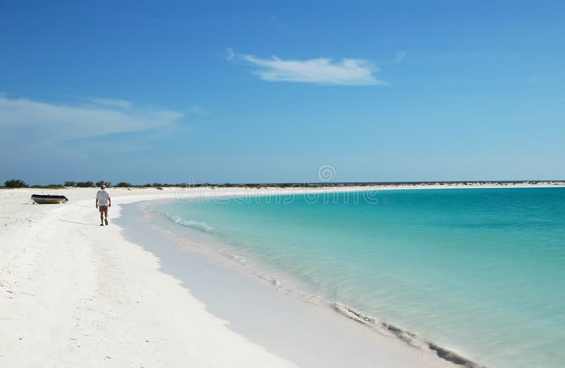Playa arenosa blanca foto de archivo. Imagen de venezuela - 11589136