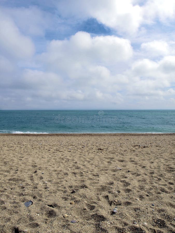 Playa arenosa imponente imagen de archivo. Imagen de calor - 6415643