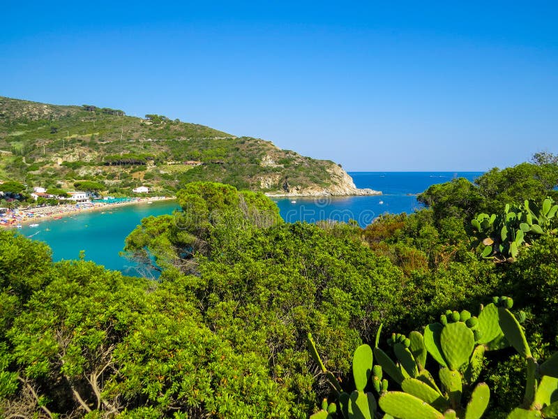 Playa Cavoli, Isla Elba, Toscana, Italia Foto de archivo - Imagen de ...