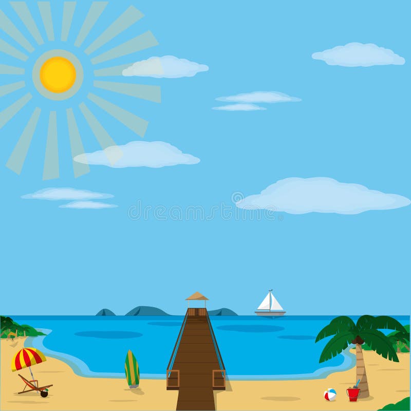 Muelle Ilustraciones Stock, Vectores, Y Clipart – (14,137 Ilustraciones ...