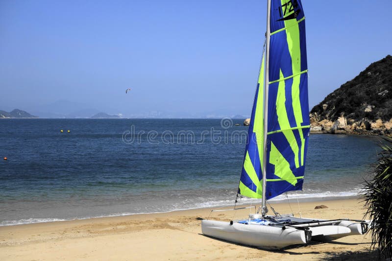 Playa De La Isla De Hong-Kong Cheung Chau Imagen de archivo - Imagen de ...