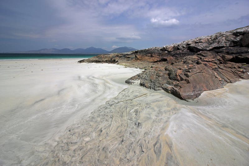 Playa De Luskentyre, Isla De Harris, Escocia Imagen de archivo - Imagen ...