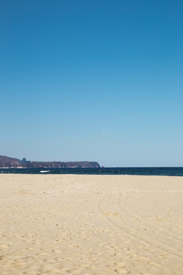 Playa De Mangsang En Corea Del Dongo Foto de archivo - Imagen de ...