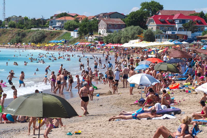 Playa De Rumania 2 Mai Romania Foto de archivo editorial - Imagen de ...