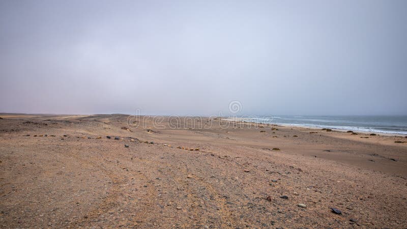 Playa De Skeleton Costa Namibia. Imagen de archivo - Imagen de ...