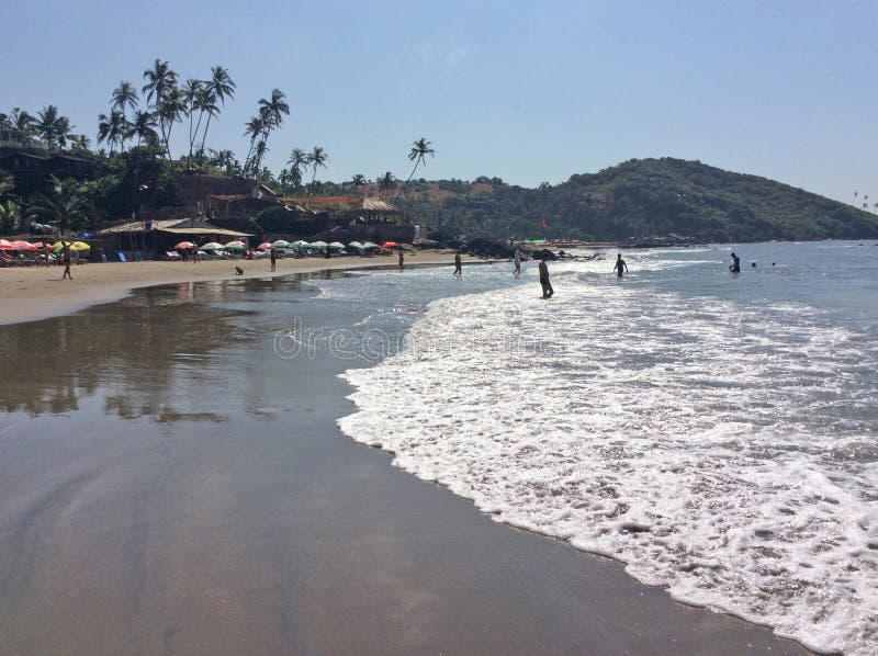 Playa De Vagator, North Goa, India Imagen editorial - Imagen de dios ...