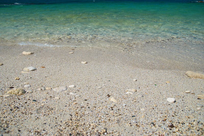 Playa del arena de mar imagen de archivo. Imagen de recorrido - 11036887