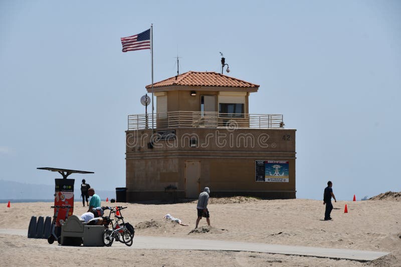 Playa Del Rey Beach in California Editorial Photo - Image of building ...
