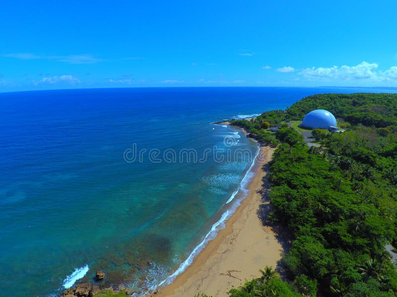 Playa Domes stock image. Image of domes, beach, rico - 92465649
