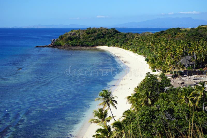 Playa En La Isla De Yasawa, Fiji Foto de archivo - Imagen de isla ...