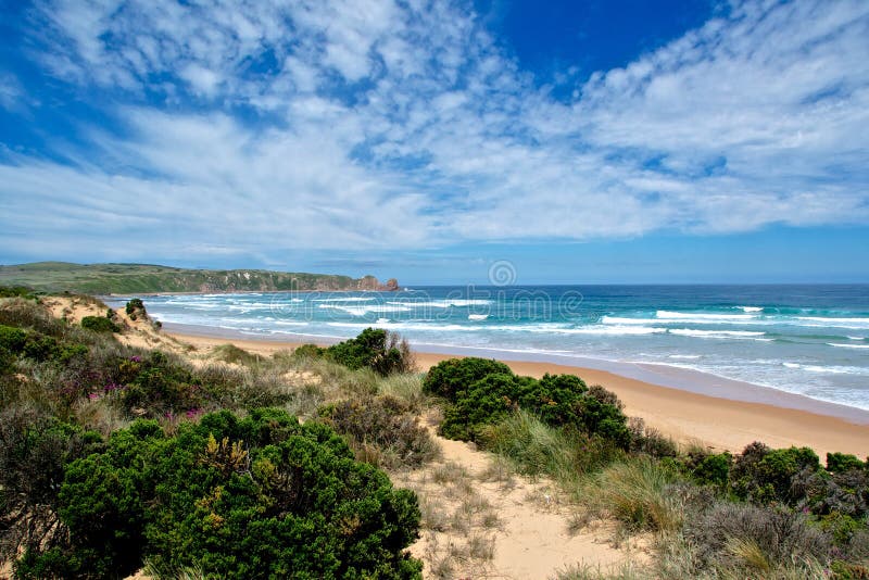 Playa en la Isla Philip imagen de archivo. Imagen de balanceo - 35622415
