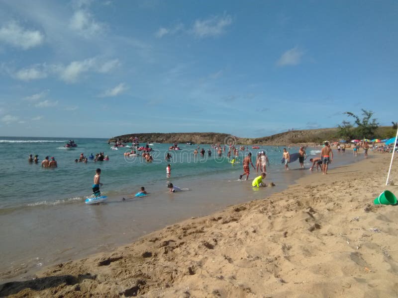 Playa Isabela Puerto Rico De Jobos Imagen editorial - Imagen de hermoso ...