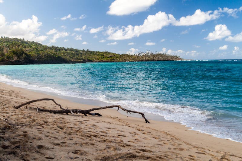 Playa Maguana Beach Near Baracoa, Cu Stock Image - Image of relax ...