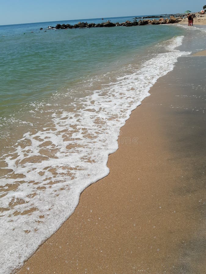 Playa foto de archivo. Imagen de arena, calma, playa - 155014418