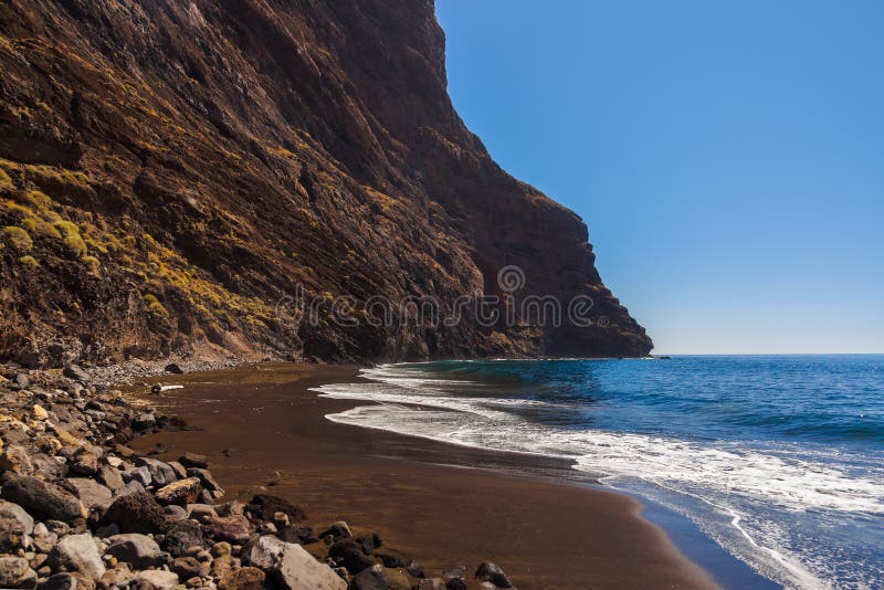 Playa Masca En La Isla De Tenerife - Canario Foto de archivo - Imagen ...