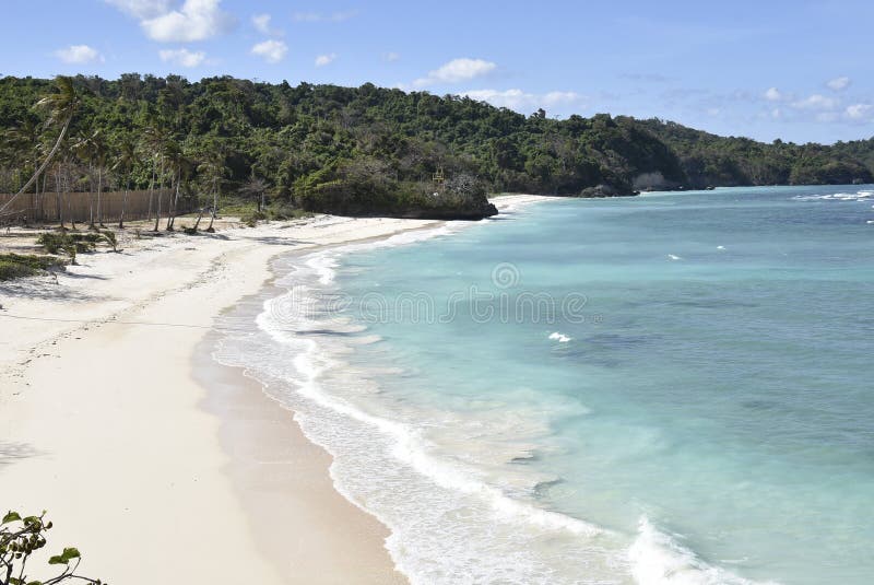 Playa Privada En Los Espacios Abiertos Y Bluewater Imagen de archivo ...