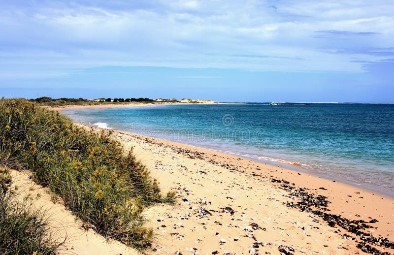 Playa sola imagen de archivo. Imagen de azul, turquesa - 4288143