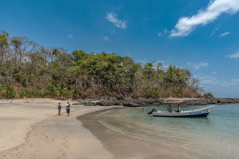 Playa Tropical En La Isla Cebaco De Panama Imagen de archivo editorial ...